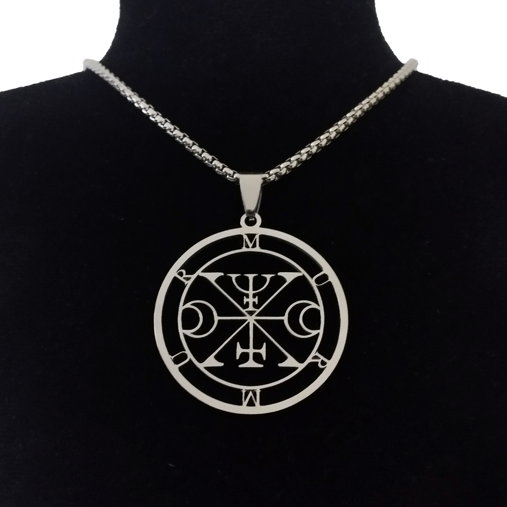 Colar Selo Sigilo Murmur Daemons Goétia Pentagrama Salomão | Shopee Brasil