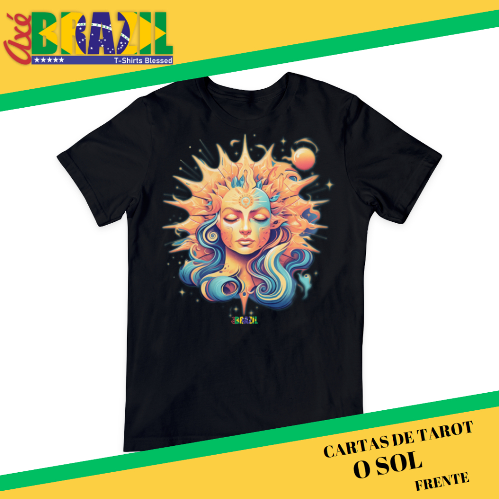 Camisa Axé Brazil Coleção O TAROT O Sol | Shopee Brasil Camisa Axé Brazil Coleção O TAROT O Sol | Shopee Brasil