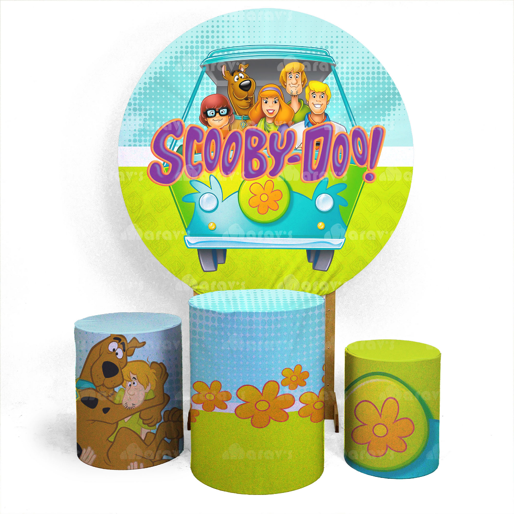 Capa Painel Scooby Doo + Trio Capa Cilindro Desenho | Shopee Brasil