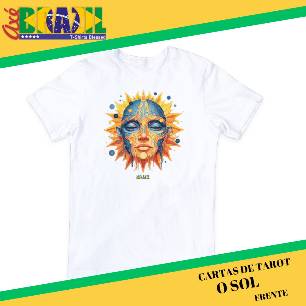 Camisa Axé Brazil Coleção O TAROT O Sol Estampa Média | Shopee Brasil Camisa Axé Brazil Coleção O TAROT O Sol Estampa Média | Shopee Brasil
