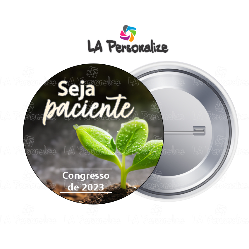 kit com 10 - Botton EXCLUSIVO Congresso Regional 2023 JW Seja Paciente ...
