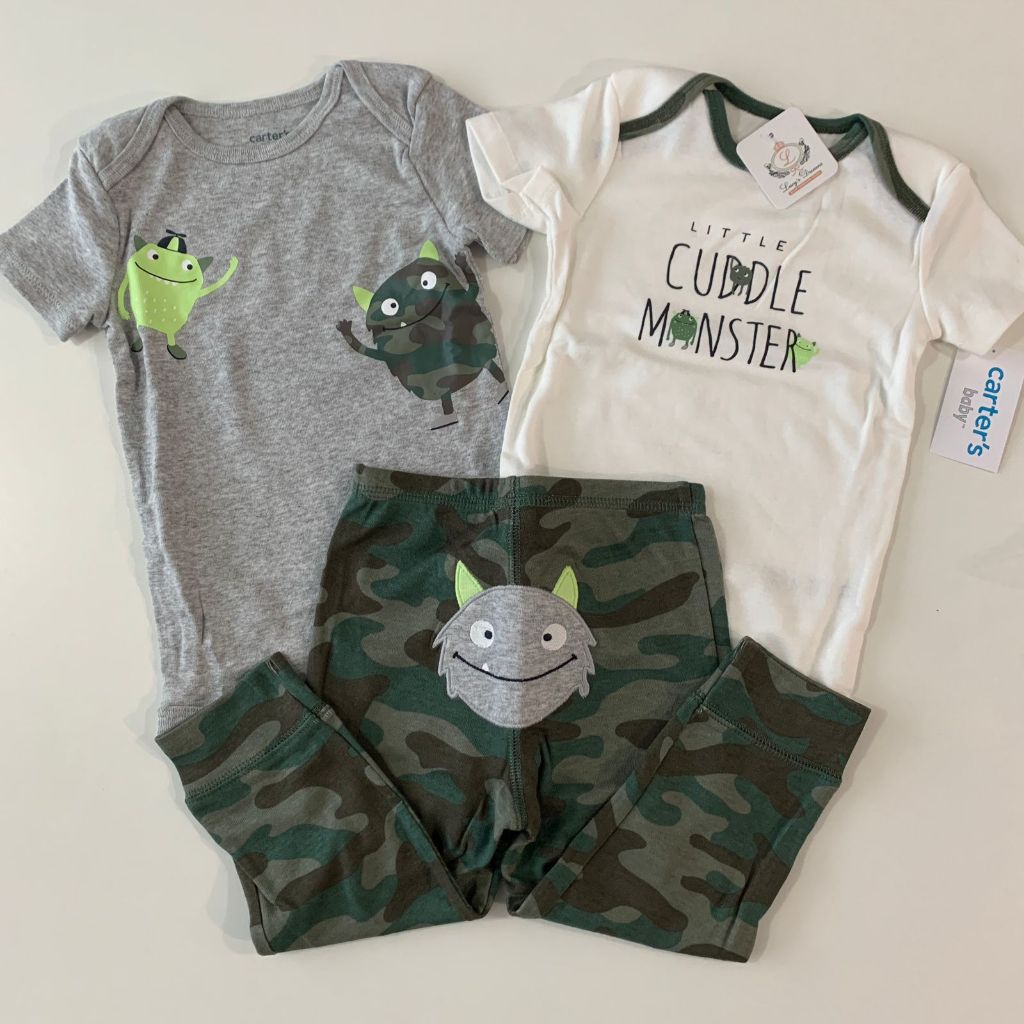 Trio little cuddle monster - C@rters | Shopee Brasil