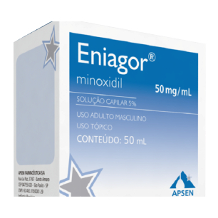 Eniagor Minoxidil solução capilar 5% 50ml | Shopee Brasil
