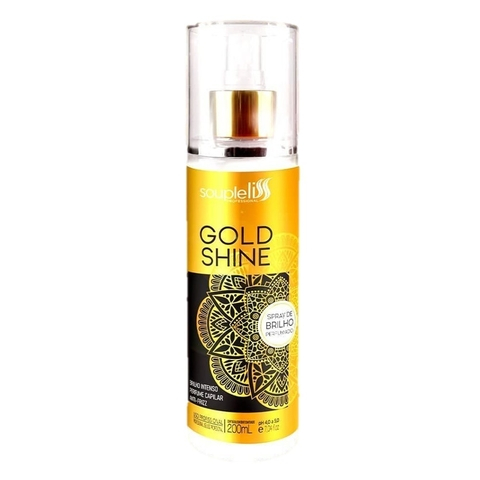 Spray De Brilho Perfumado Souple Liss Gold Shine 200ml | Shopee Brasil
