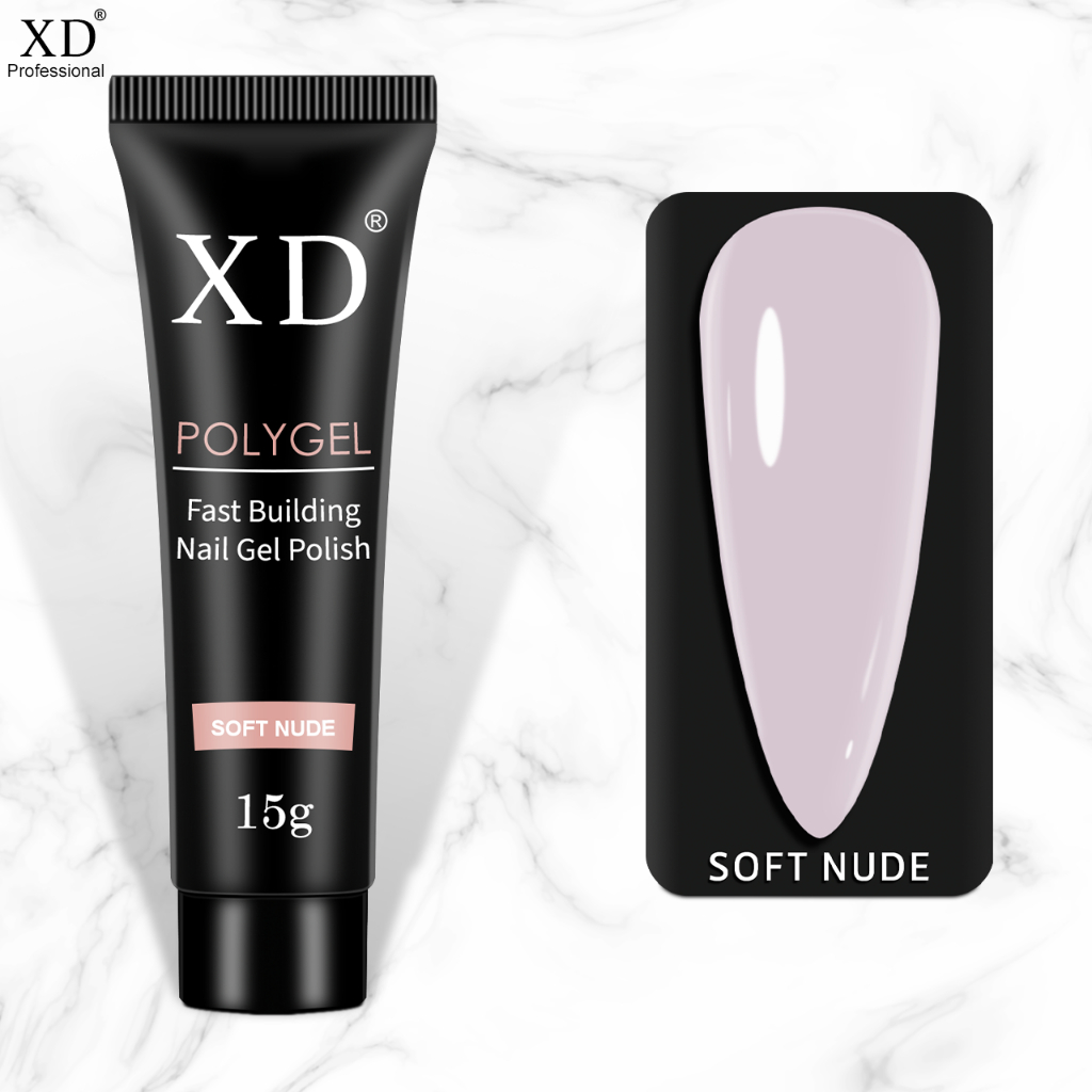 Polygel XD Nude LED UV Profissional 15g ou 30g F1 Alongamento Poly Gel ...