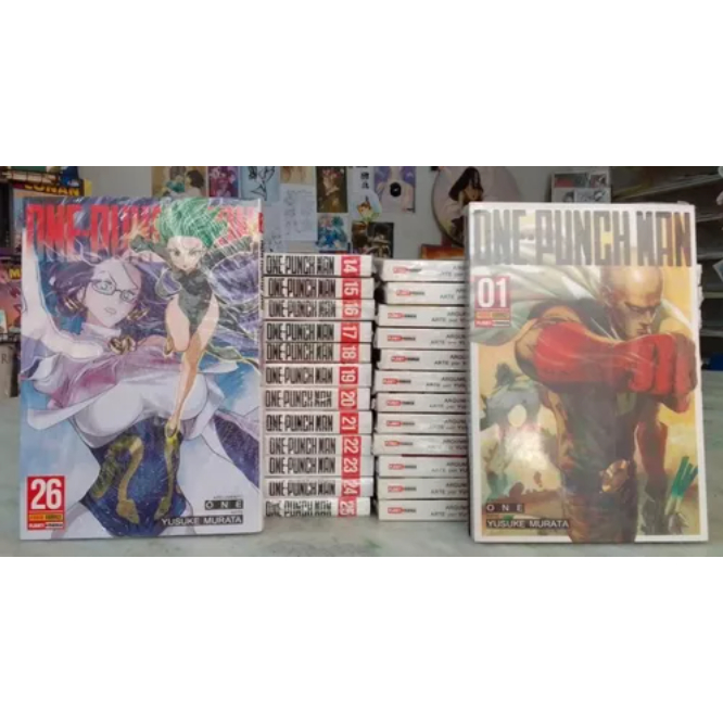 COMPLETE SUA COLEÇÃO ONE-PUNCH MAN VOL. 1 AO 27 + CATÁLAGO DE HERÓIS ...