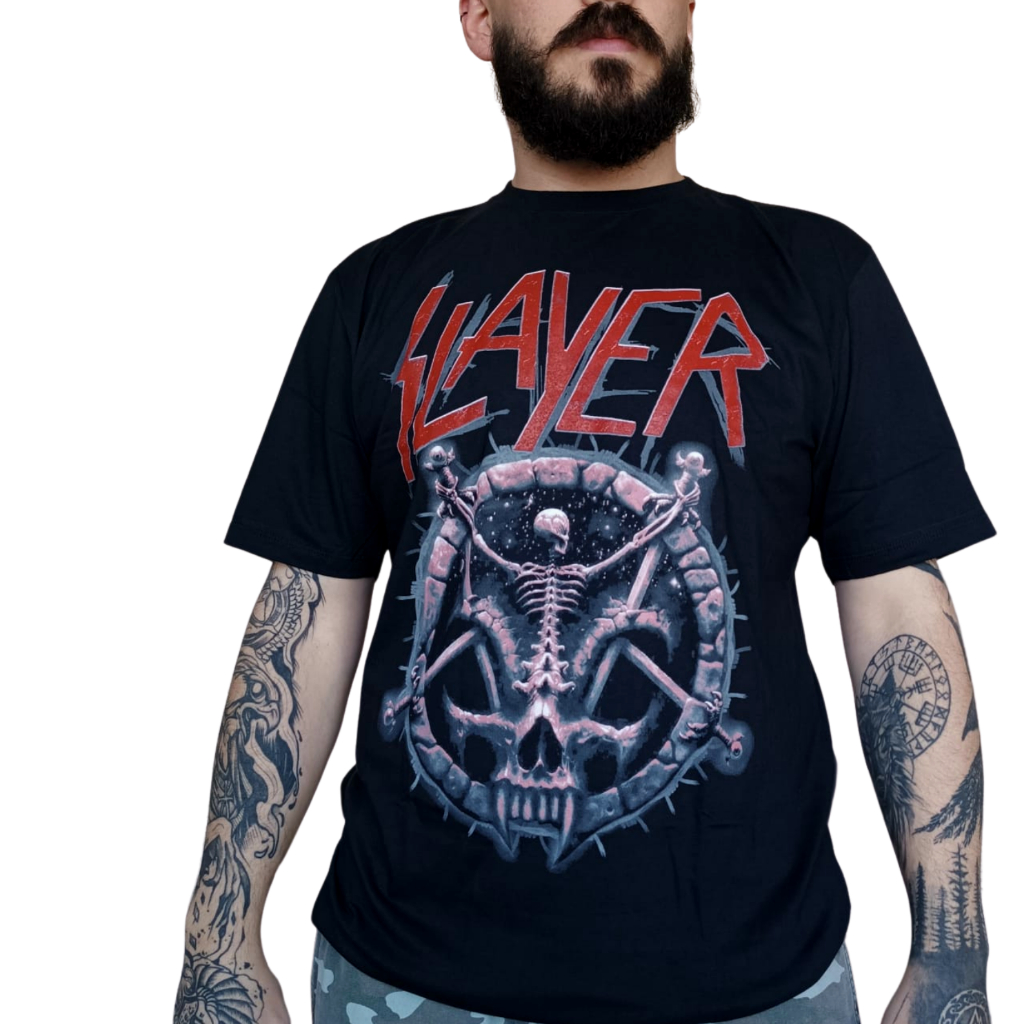 Camiseta Slayer - Divine Intervention | Shopee Brasil