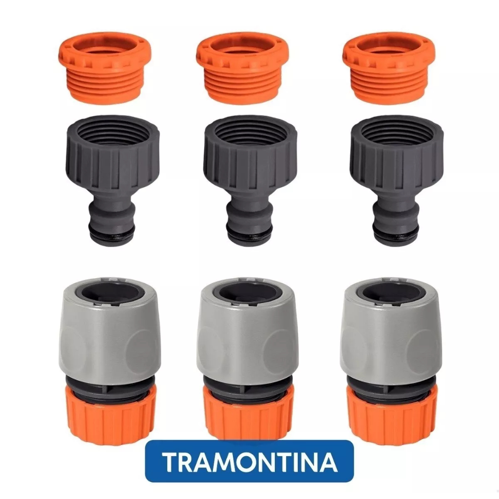 Engate Rápido Tramontina Original Kit Com 3 Engates | Shopee Brasil