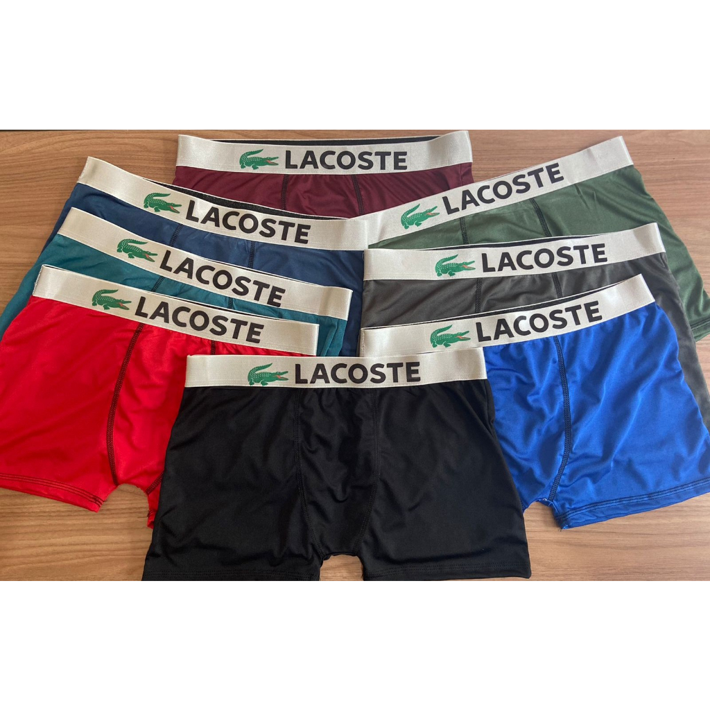 Kit 8 Cueca Box Lisa e Estampada L | Shopee Brasil
