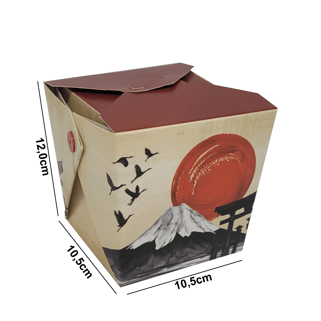 Embalagem Caixa Box Comida Chinesa Yakisoba Delivery - Tamanho G(1000ml ...