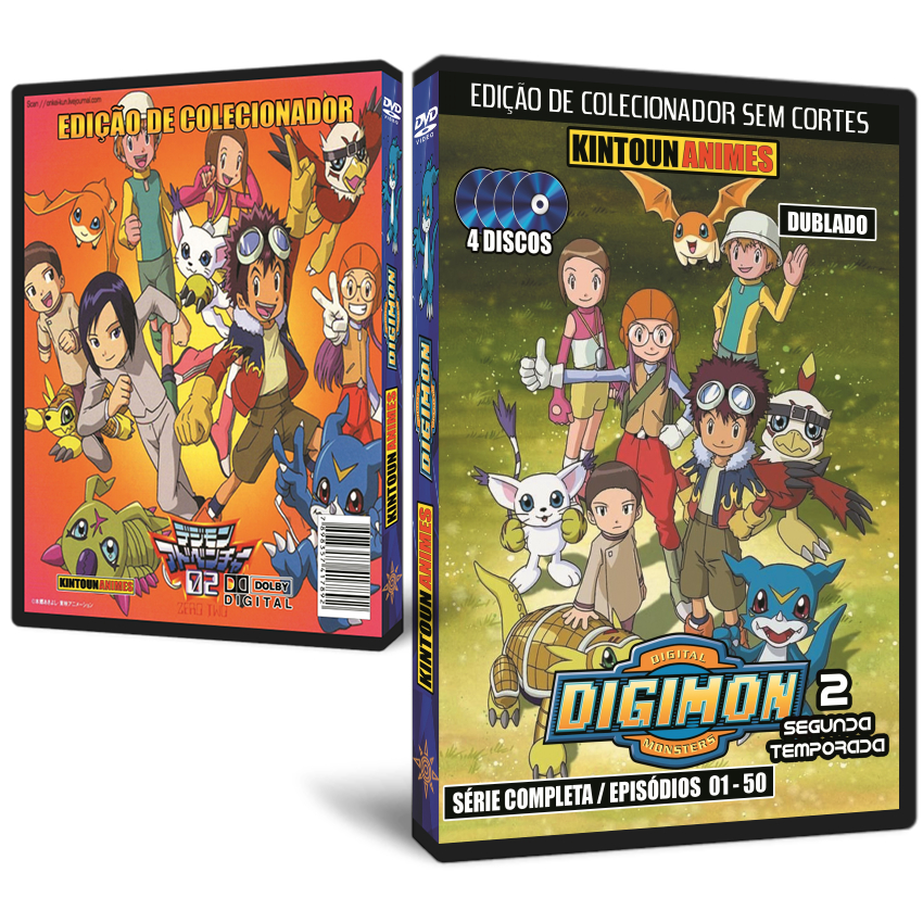 Digimon Adventure 2ª Temporada Completa E Dublada Em Dvd | Shopee Brasil