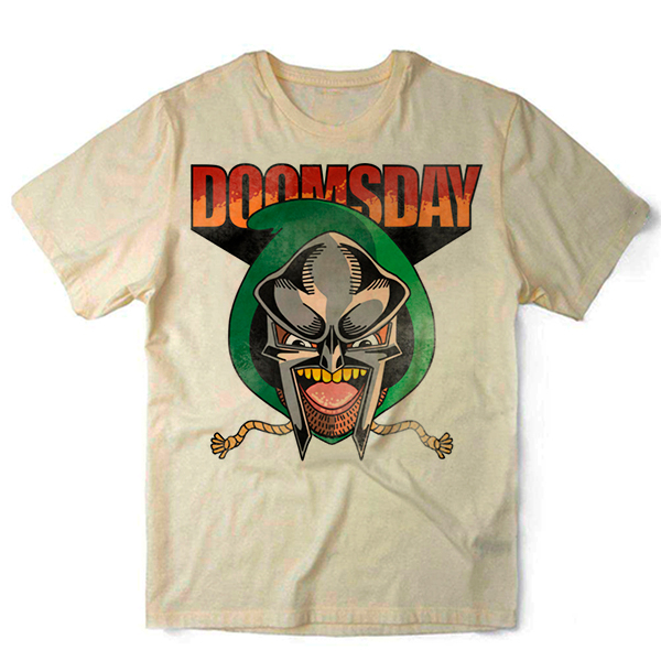 Camiseta Algodao MF Doom Doomsday Rapper Rap Musica Swag Trap Unissex ...