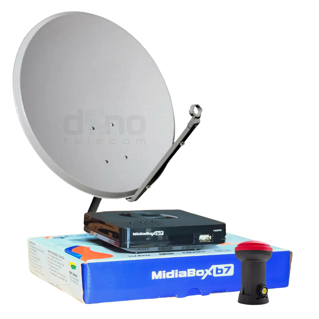 Kit Digital Century B7 - Antena / LNBF Ku | Shopee Brasil