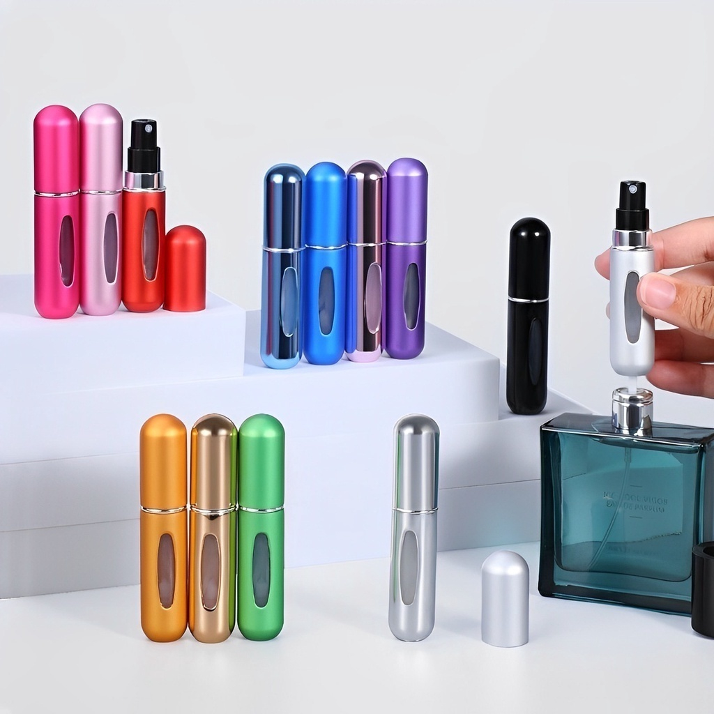 KIT 3 Frasco Spray Porta Perfume Portátil Mini Atomizador Recarregável ...