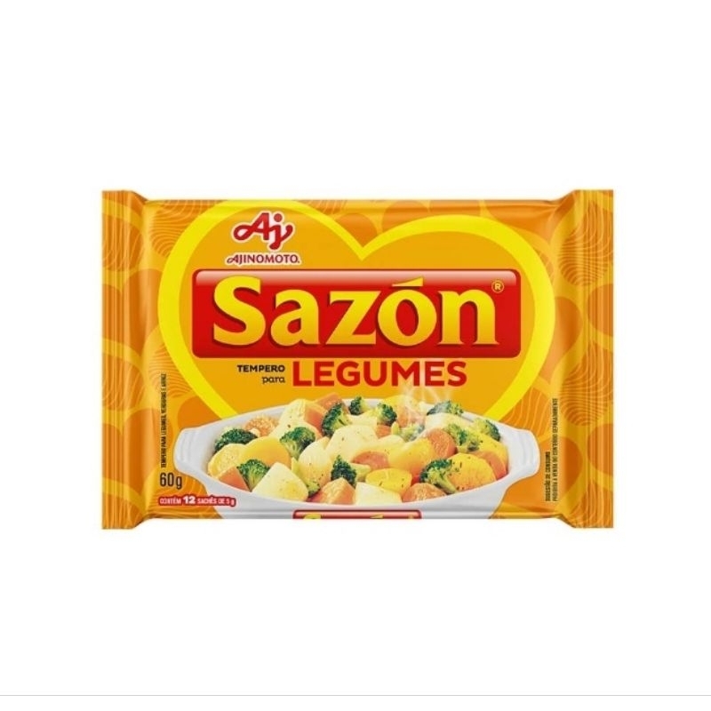 Sazon Amarelo 60g (Pacote12 und) | Shopee Brasil