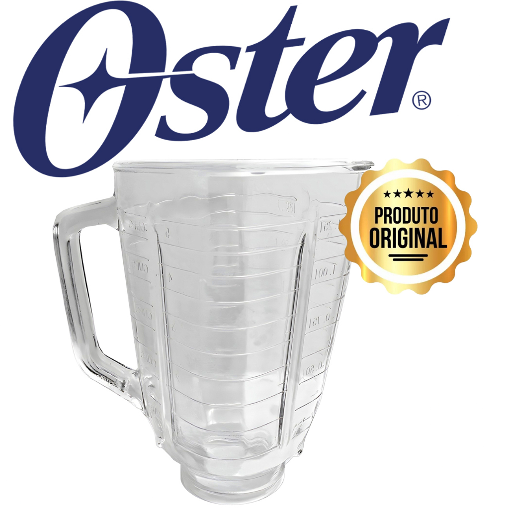 Copo Para Liquidificador Oster Jarra De Vidro Quadrado Original ...