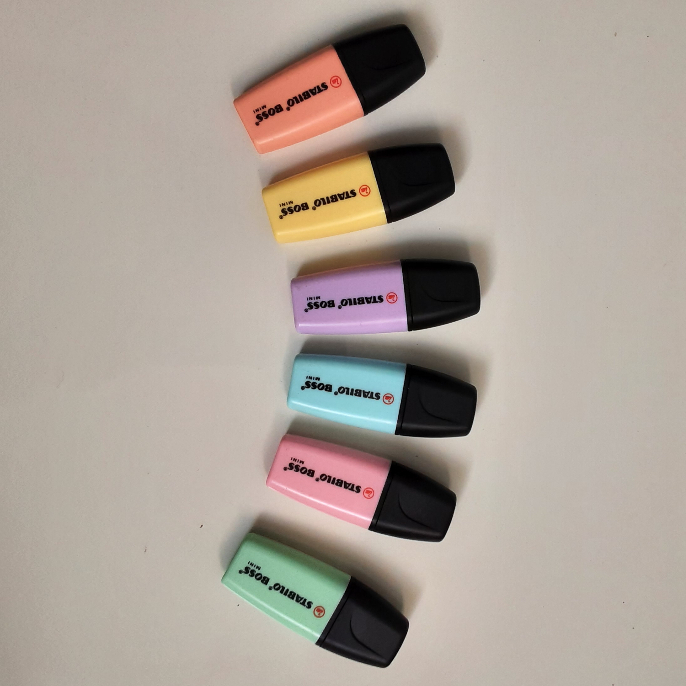 Marca texto Stabilo mini | Shopee Brasil