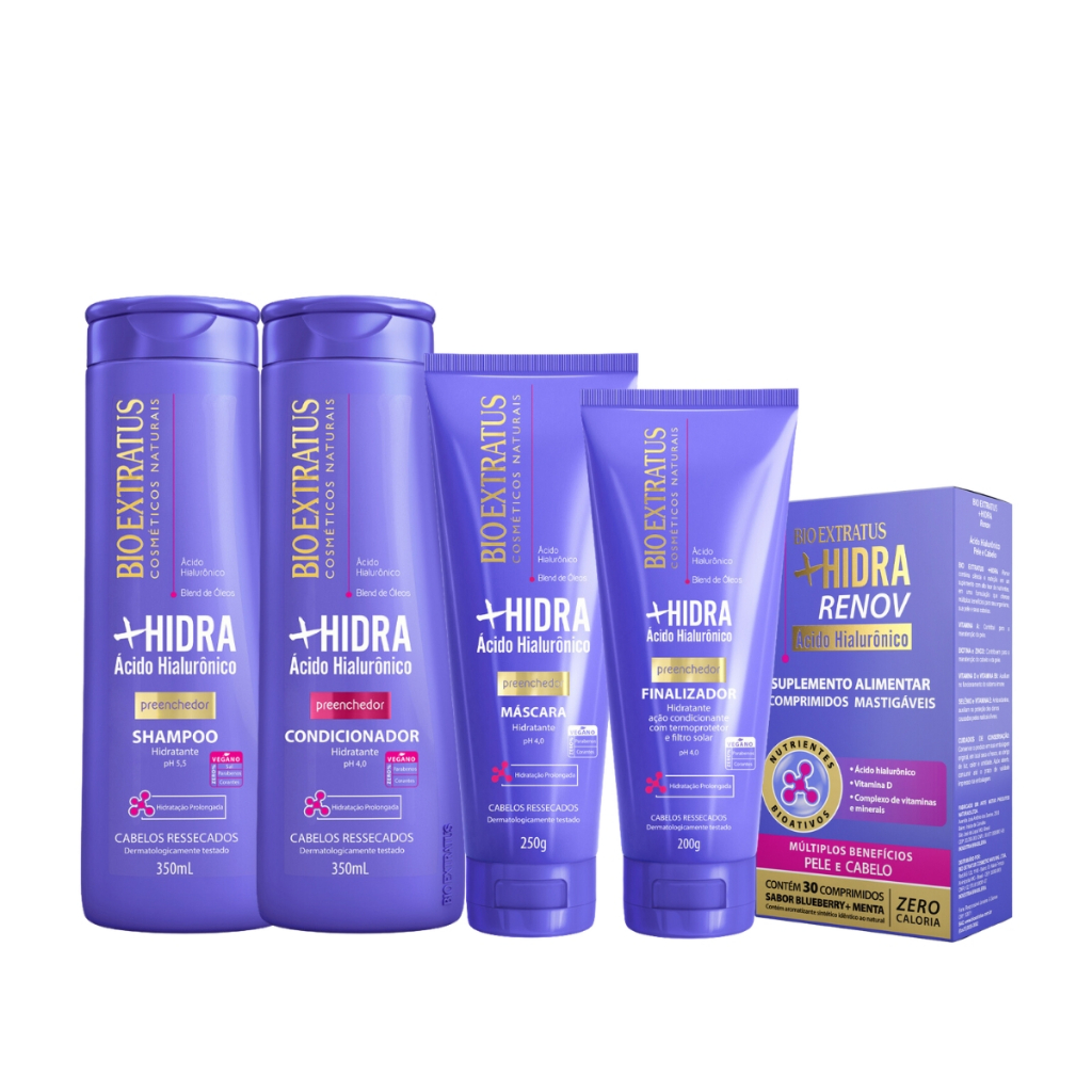 Kit Bio Extratus Mais Hidra -hidratação Prolongada 5xprod. | Shopee Brasil