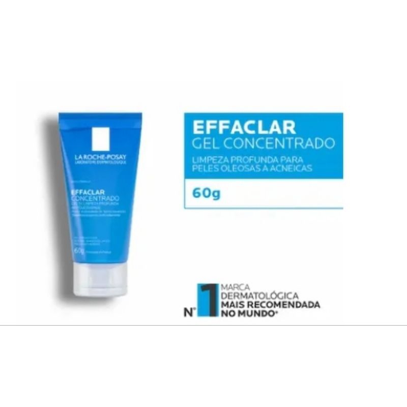 Gel de Limpeza Facial Concentrado La Roche-Posay Effaclar para Pele ...