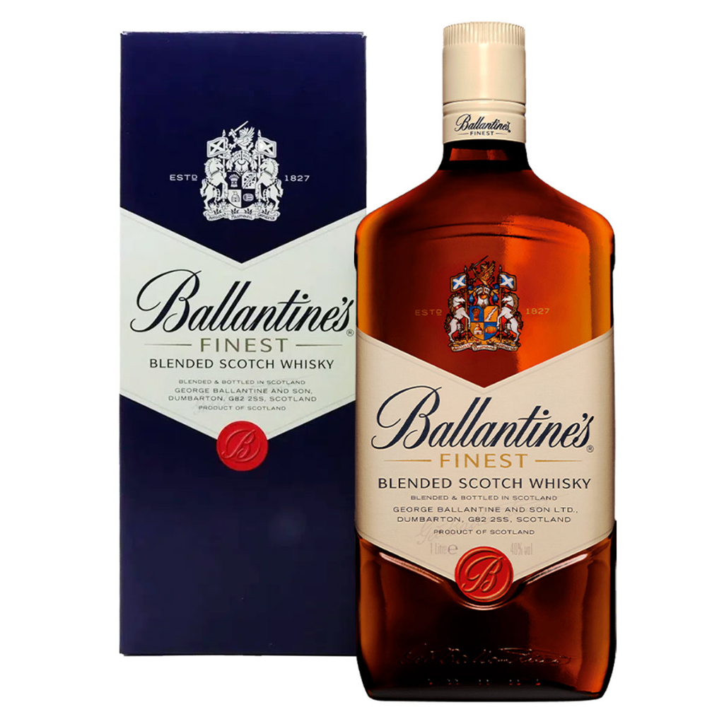 Whisky Ballantines Finest 1000ml | Shopee Brasil