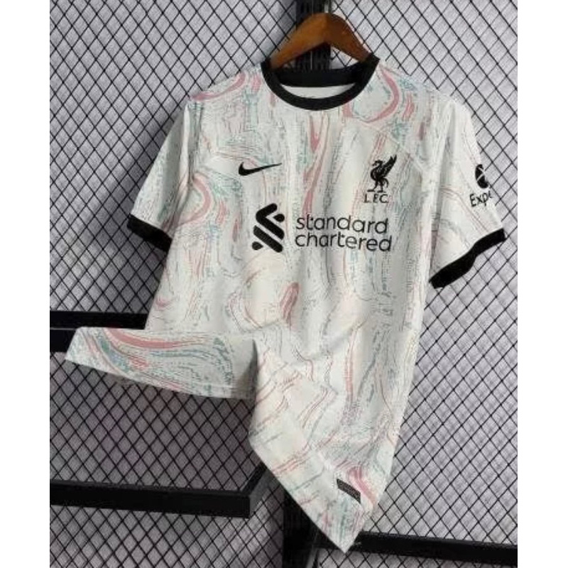 Camisa Camiseta do Time do Liverpool Branco Oferta Imperdível | Shopee ...