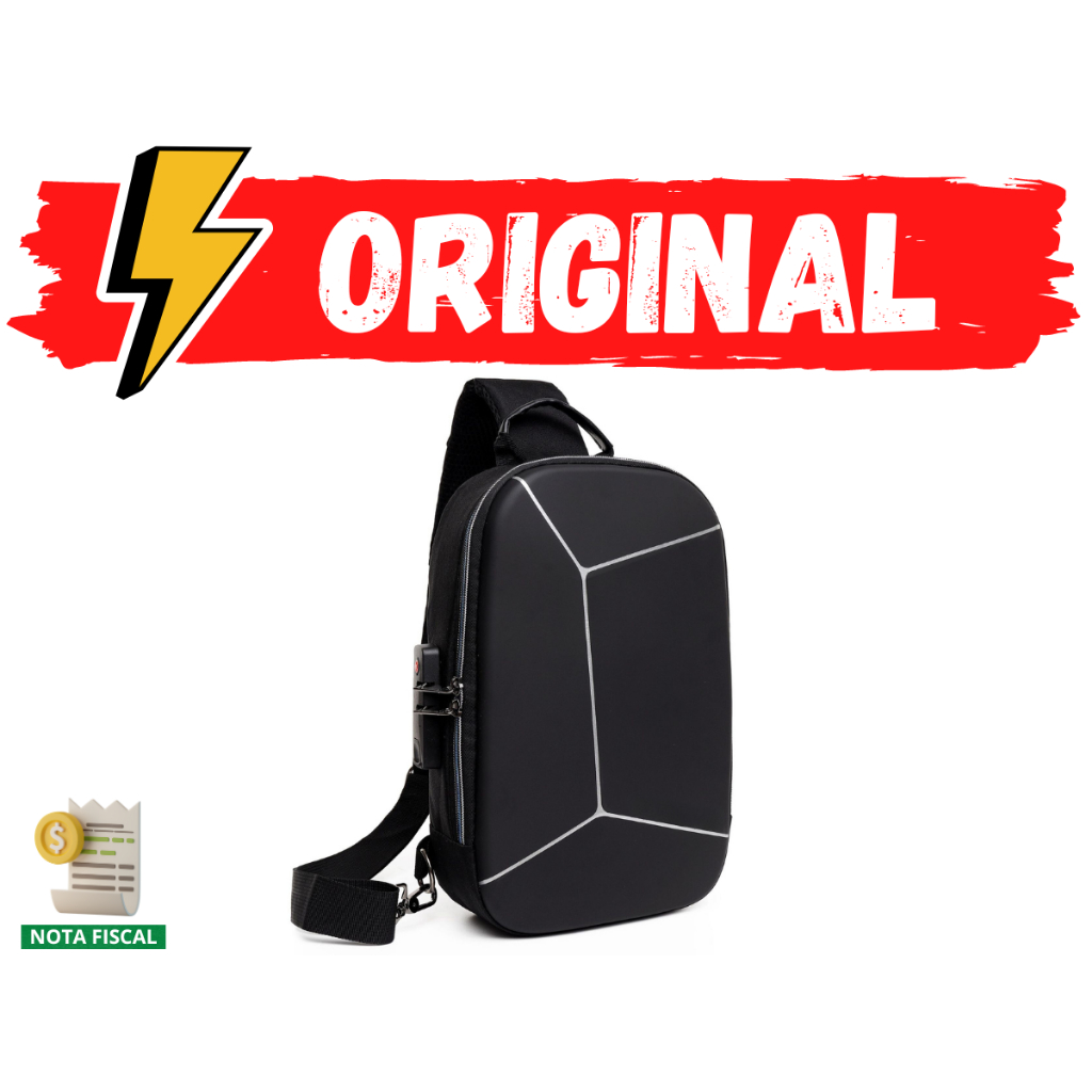 Mini Mochila Transversal Masculina Pequena Diagonal Ombro | Shopee Brasil