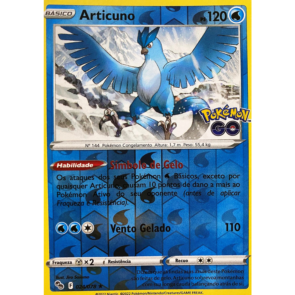 Cartas Reverse Holográficas Coleção Pokémon Go Pokemon TCG | Shopee Brasil