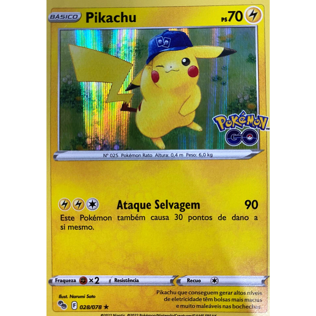 Cartas Raras Holográficas Coleção Pokémon Go Pokémon TCG | Shopee Brasil
