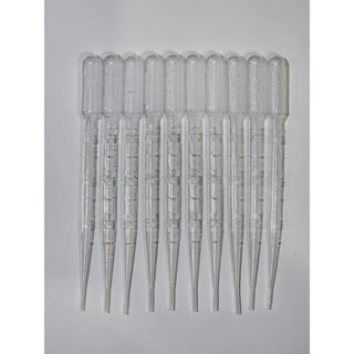 Pipeta Pasteur 3ml -conta Gotas 10 Unidades | Shopee Brasil