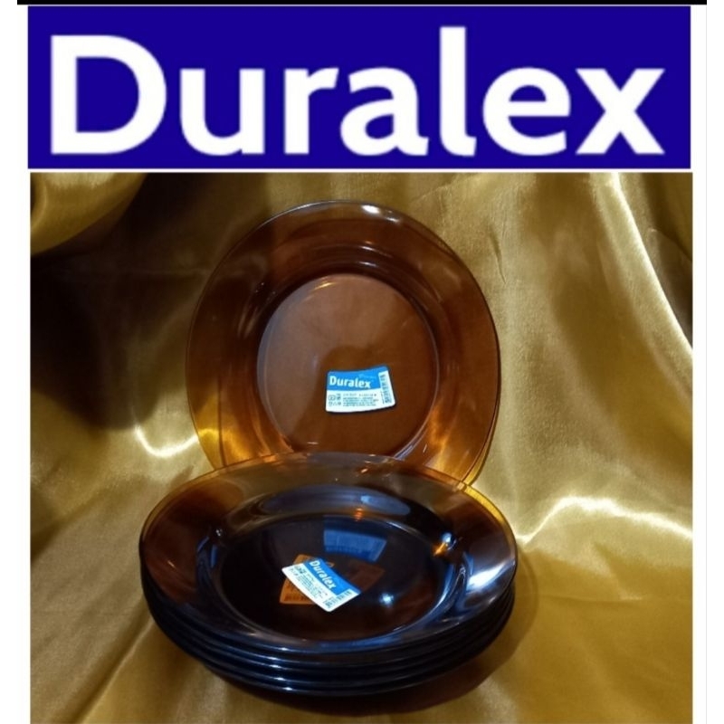 6 pratos fundo duralex âmbar | Shopee Brasil