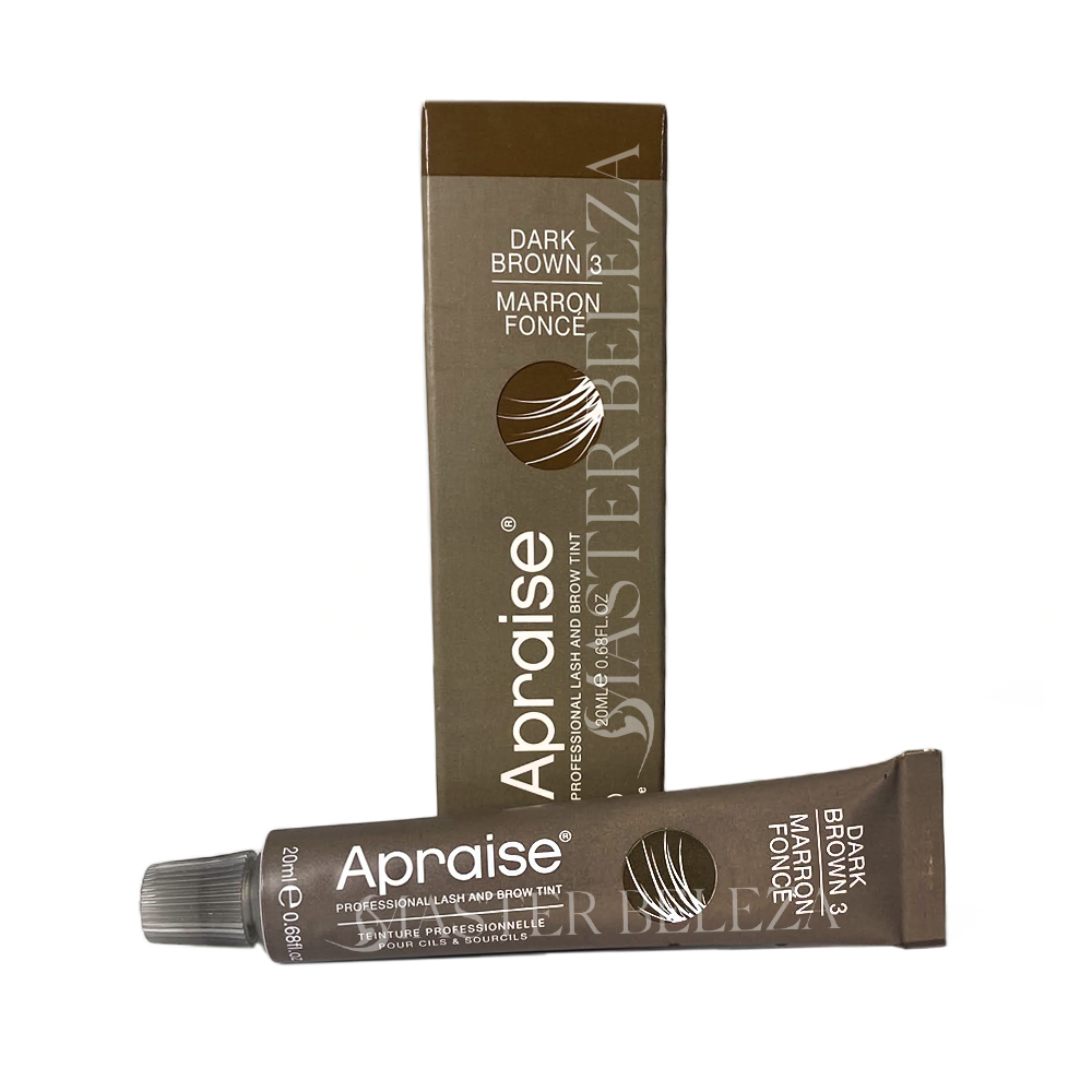 Tintura Apraise Para Cílios E Sobrancelhas Profissional Dark Brown 3 ...