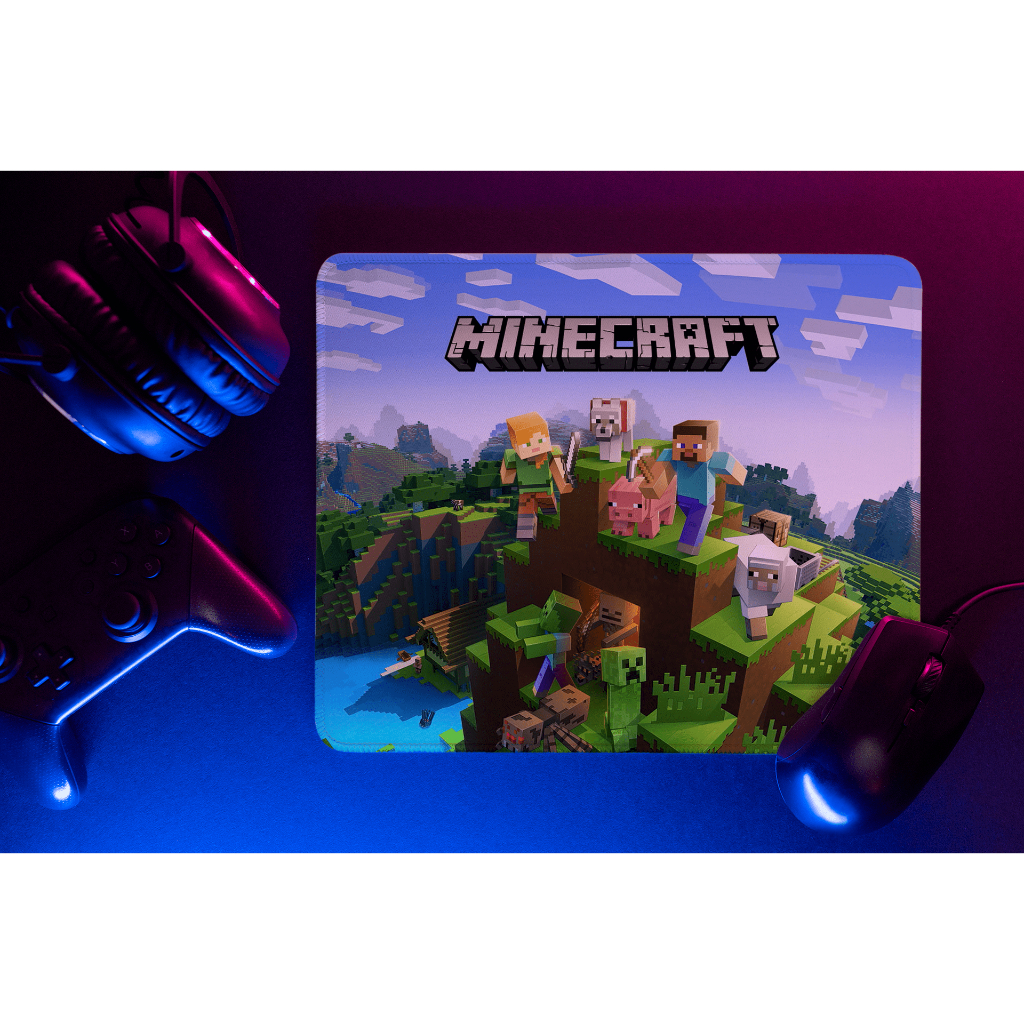 Mouse pad gamer MineCraft jogos | Shopee Brasil