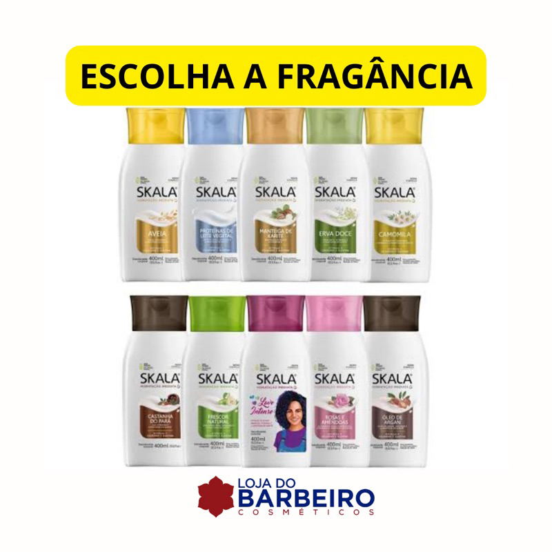 Creme Hidratante Skala Corporal 400ML ( Escolha a FRAGÂNCIA) | Shopee ...