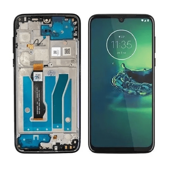 Display Tela Frontal Touch Completo Moto G8 Plus Com Aro e Sem Aro Original - Motorola | Shopee ...