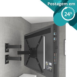Suporte Tv Televisão 32 42 43 50 55 Polegadas Movel Articulado | Shopee Brasil