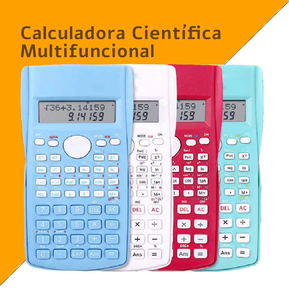 Calculadora Científica Digital Multifuncional Portátil Para Escritório ...