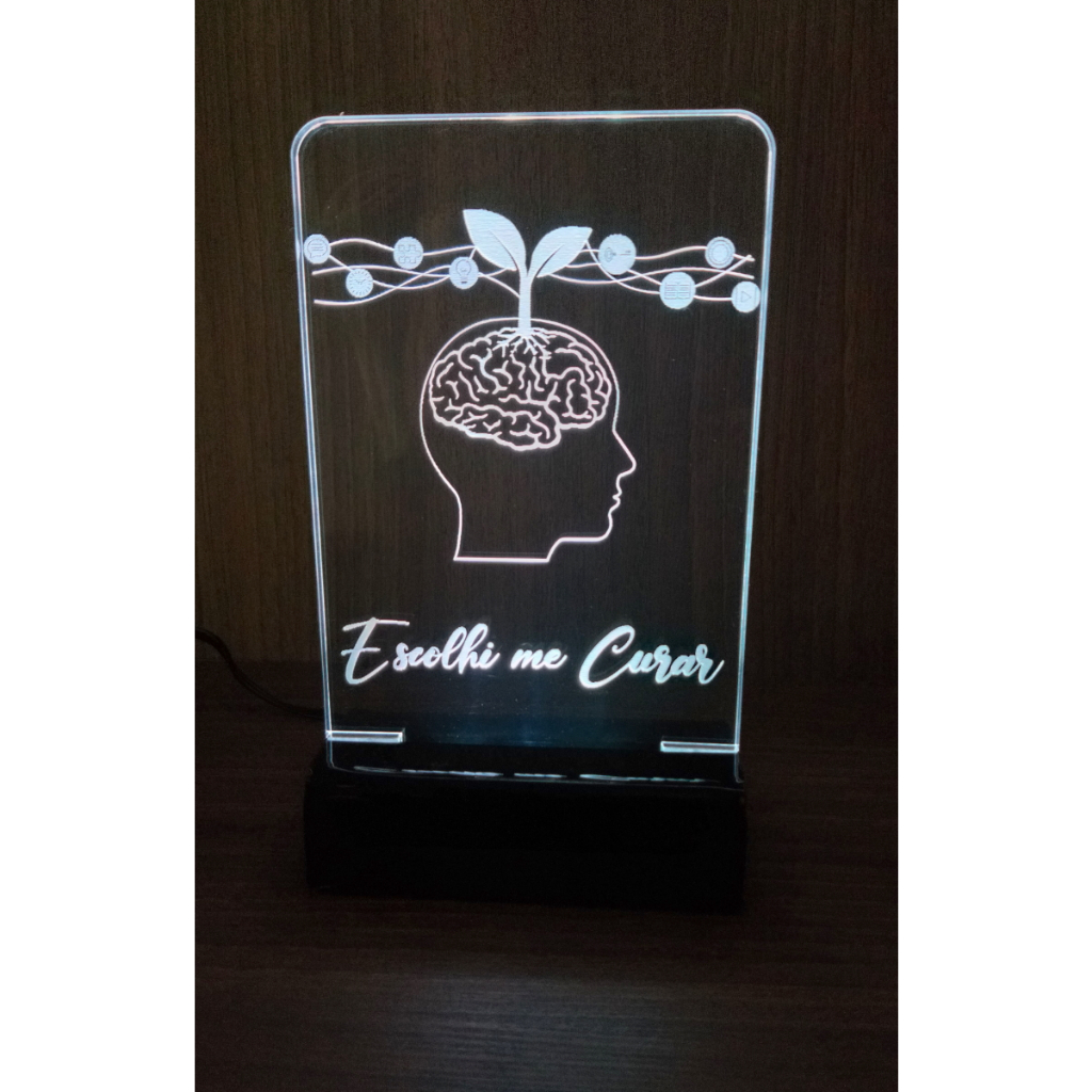 Luminária de Mesa Led multicolor Psiquiatria -- Psiquiatra | Shopee Brasil