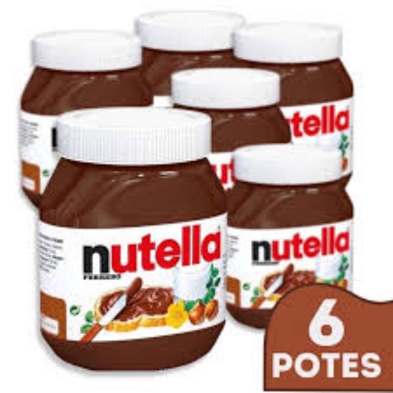 Kit Nutella 650g Ferrero Com 6 Unidades | Shopee Brasil