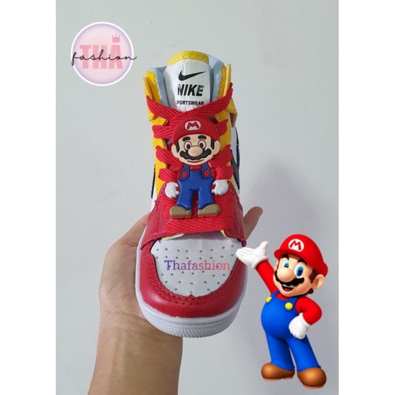Tênis Infantil Mario Bros Bota Cano Alto Botinha Menino | Shopee Brasil