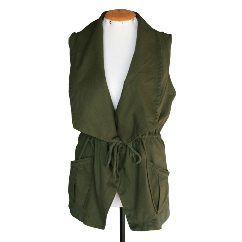Colete Selva Verde Musgo Parka | Shopee Brasil