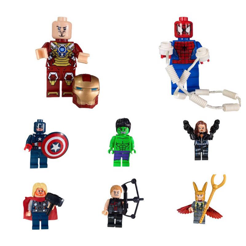 Boneco Lego GRANDE Colecionável vingadores | Shopee Brasil