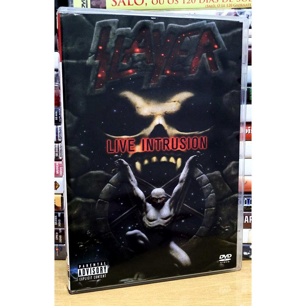 DVD Slayer - Live Intrusion (Original Seminovo) | Shopee Brasil