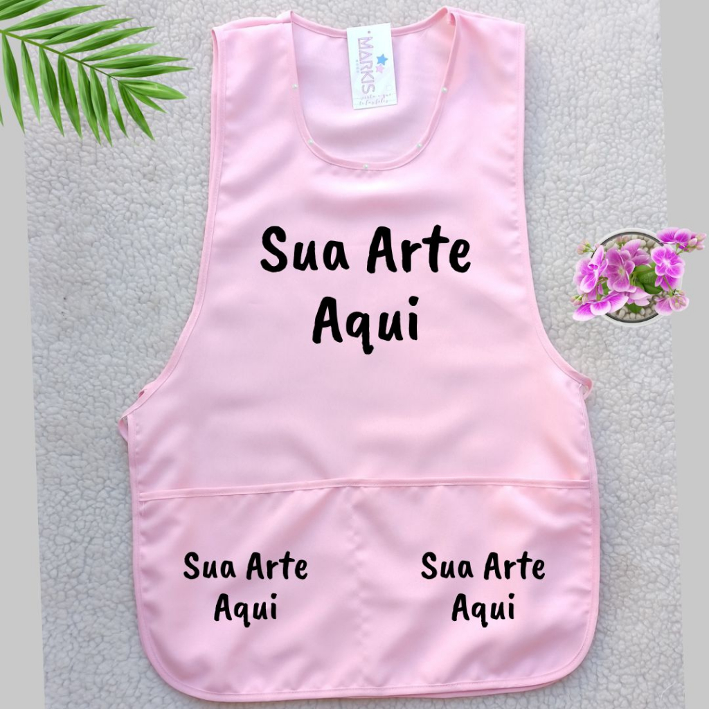 Bata Avental Jaleco Uniforme Feminino - Personalizado | Shopee Brasil