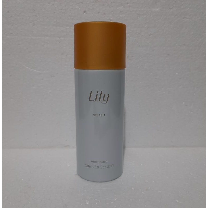 Body splash spray LILY TRADICIONAL 200 ml feminino-O boticário ...