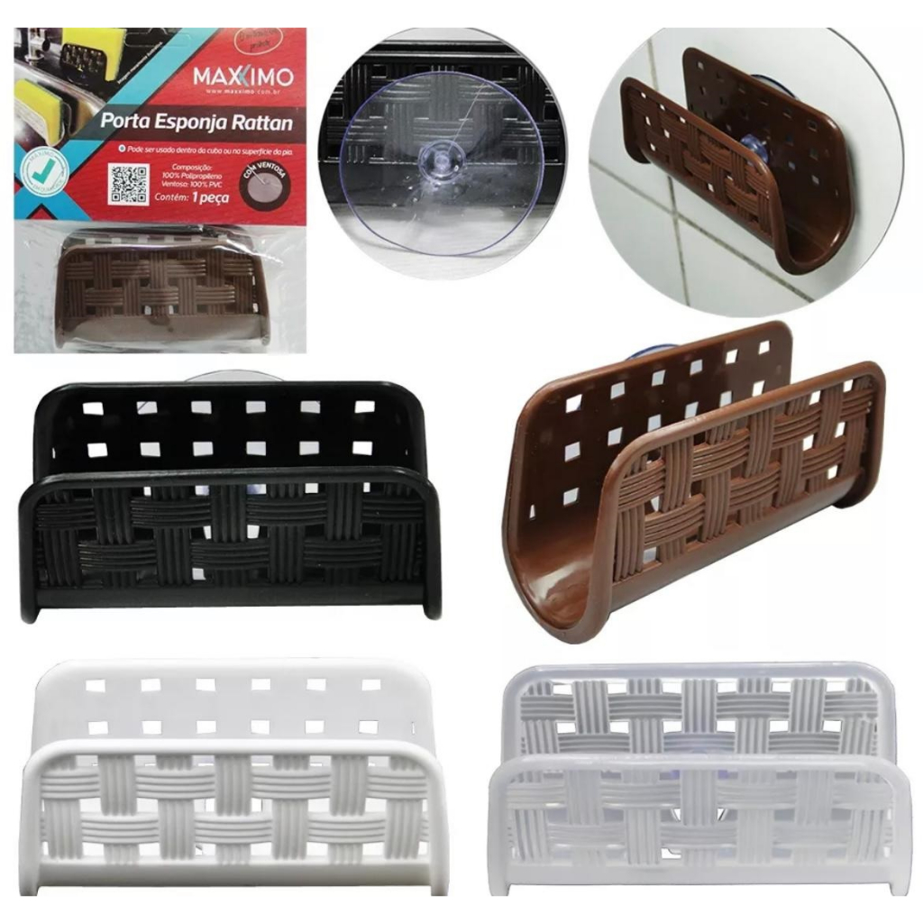 Suporte Porta Esponja Bucha Pvc Porta Bucha Esponja De Pia Cozinha ...
