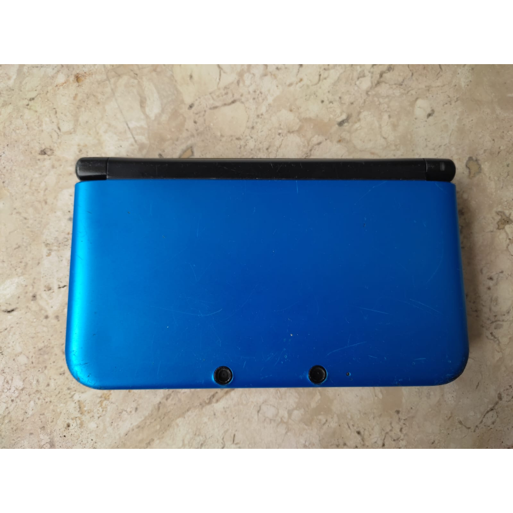 Nintendo 3ds XL Azul E Preto Desbloqueado | Shopee Brasil