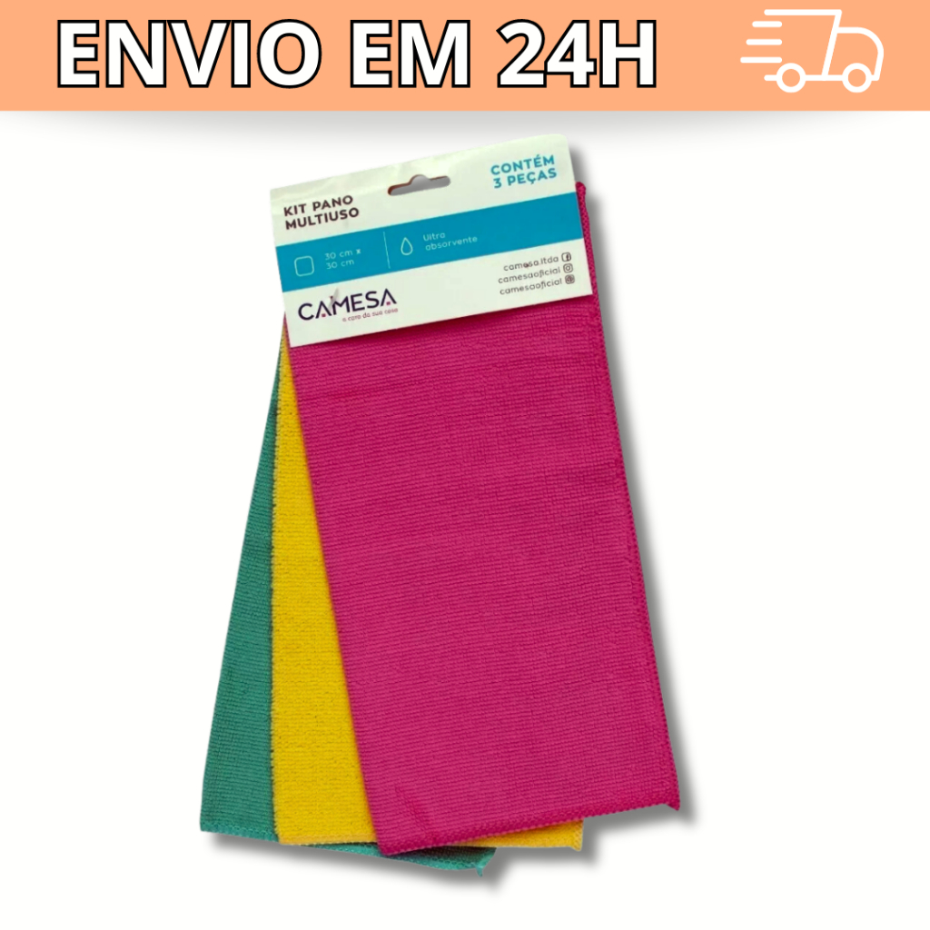 Kit 3 Flanelas de Microfibra 30 X 30cm | Shopee Brasil Kit 3 Flanelas de Microfibra 30 X 30cm | Shopee Brasil