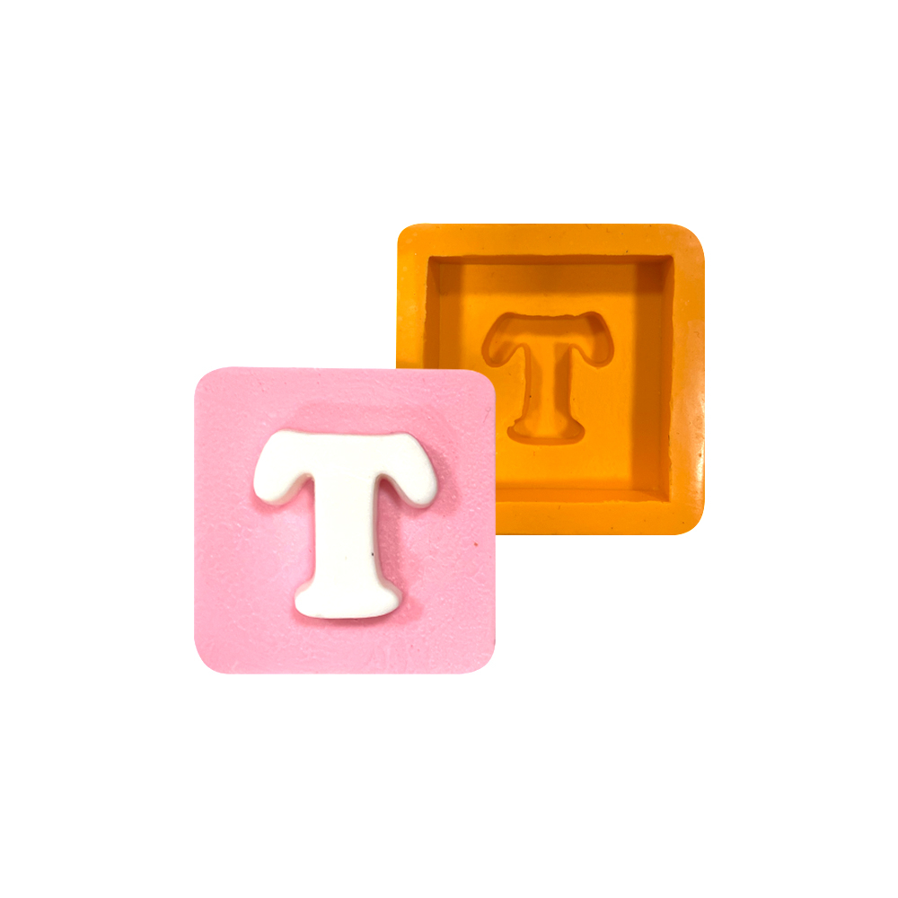 Molde De Silicone Quadrado Letra T | Shopee Brasil