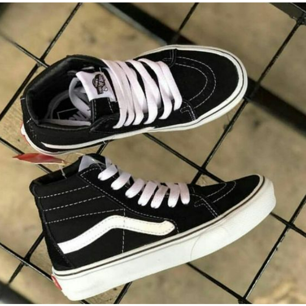 Tenis Vans Old Skool Cano Alto Botinha Feminino e Masculino Super ...