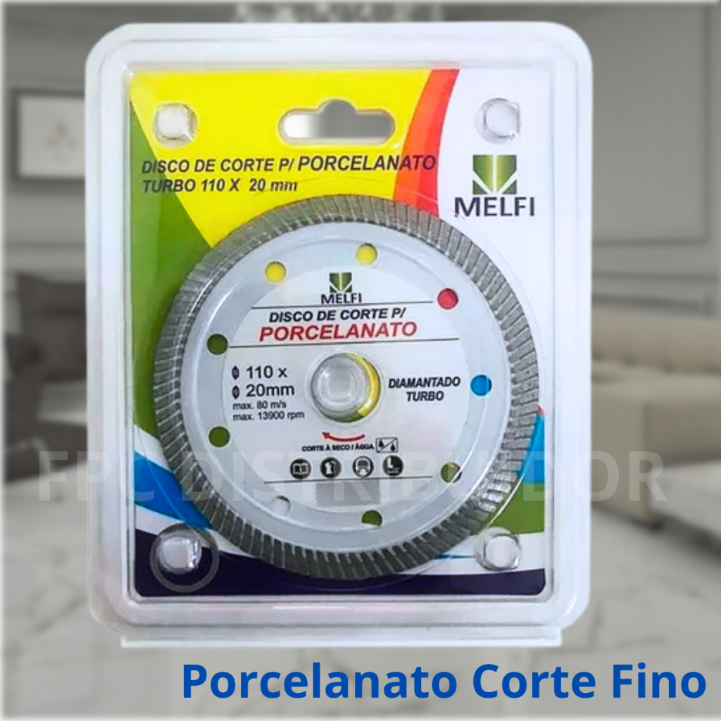Disco Corte Porcelanato Turbo Fino Cerâmica 110mm Diamantado | Shopee Brasil